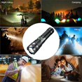 HEJULIK LED Flashlight,USB Zoomable Tactical Flashlights with High ...