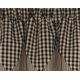 Heritage House Check Black Point Valance - 72x15.5 - Walmart.com