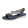 Sandals Women Comfortable Flat Sole Design Open Toe Design Round Toe ...