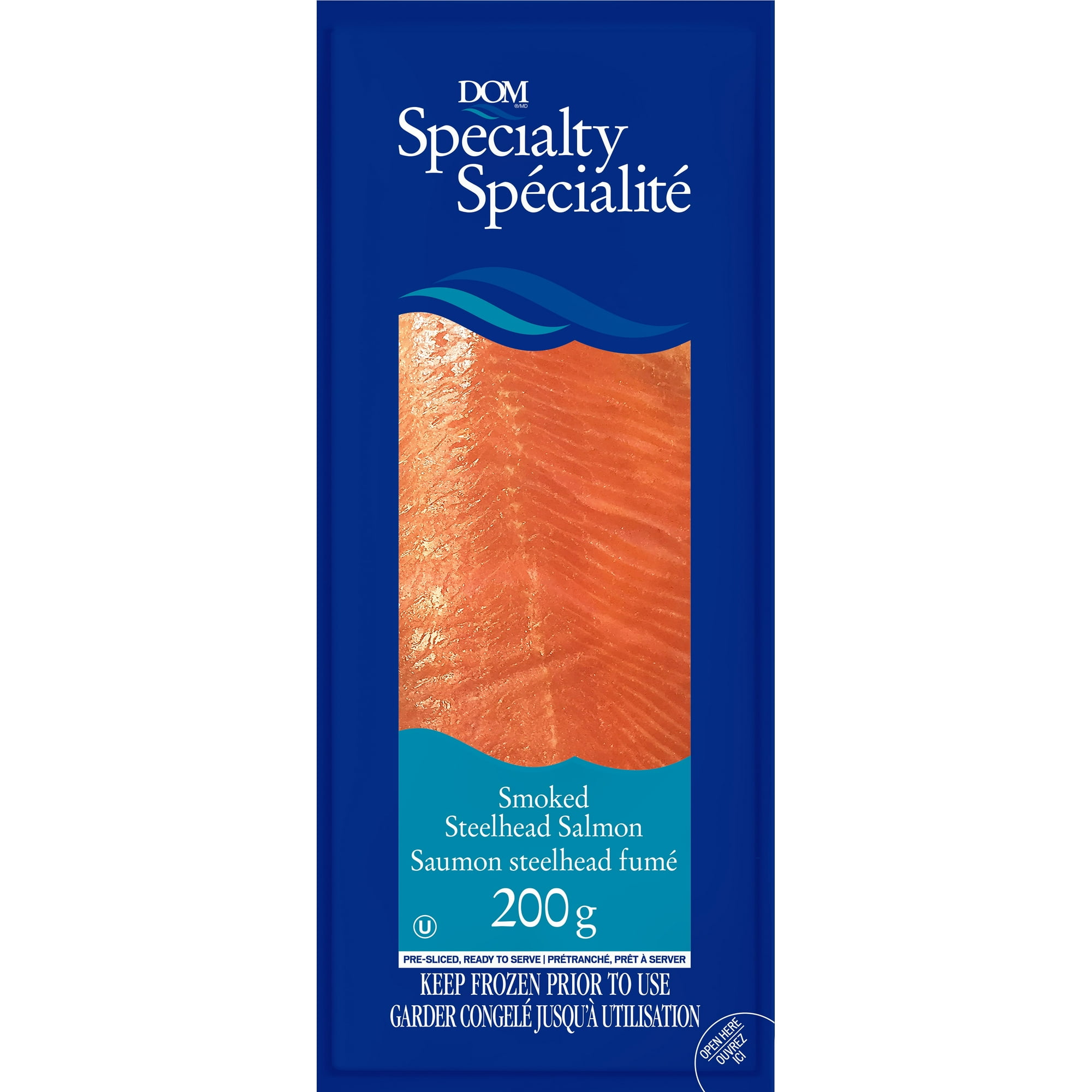 Click here for Dom Specialty Frozen Smoked Steelhead Salmon 200g prices