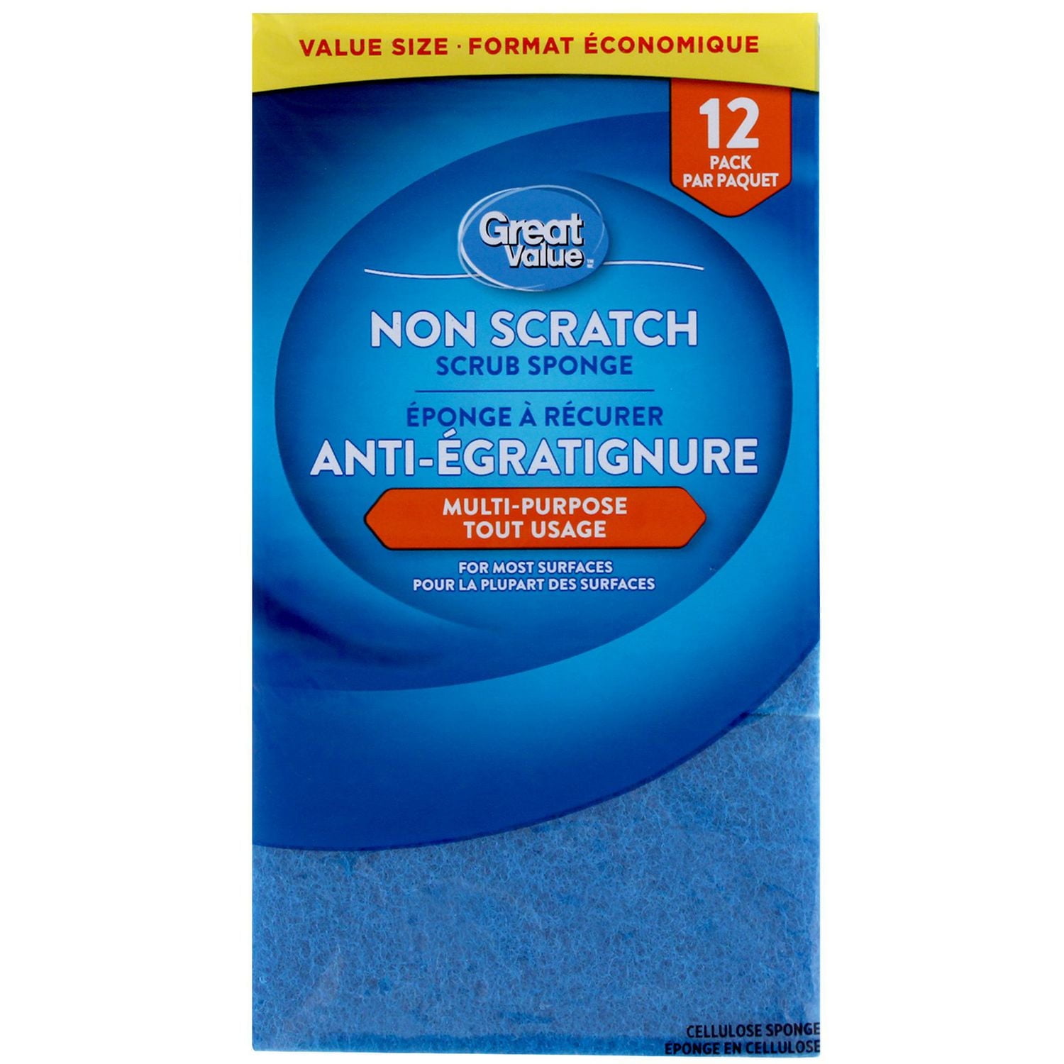 Click here for Great Value Non-Scratch Scrub Sponge prices