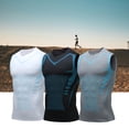 Gieenan Compression Shirt Tanks Top Mens Workout Sleeveless Shirt Quick ...