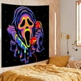 "Miytal UV Reactive Skull Light Decor, Glow in the Dark Horror Face ...