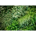 wall26 - Green Leaf Wall Texture Background - Removable Wall Mural ...