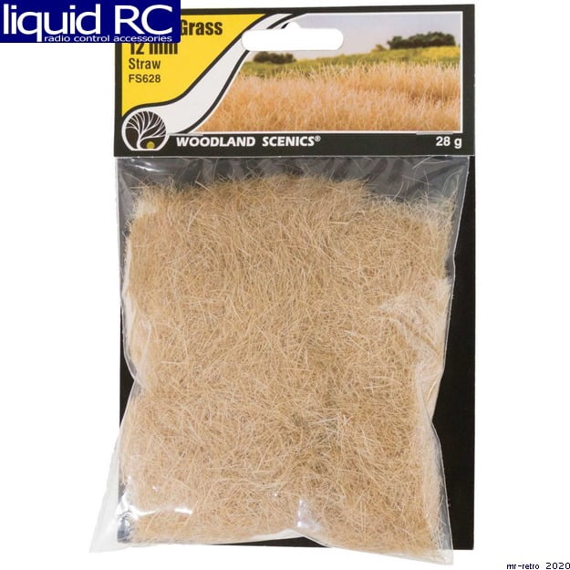 Woodland Scenics FS628 Static Grass Straw Green 12mm - Walmart.com