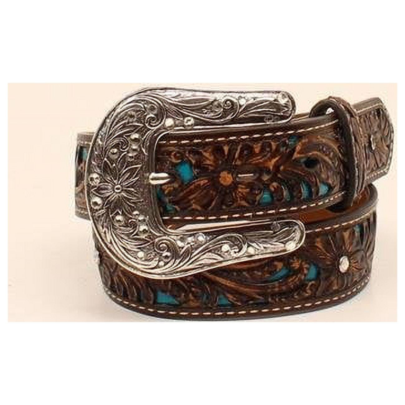 Click here for M & f Western A1304027-28 1.25 In. Kids Ariat Flor... prices