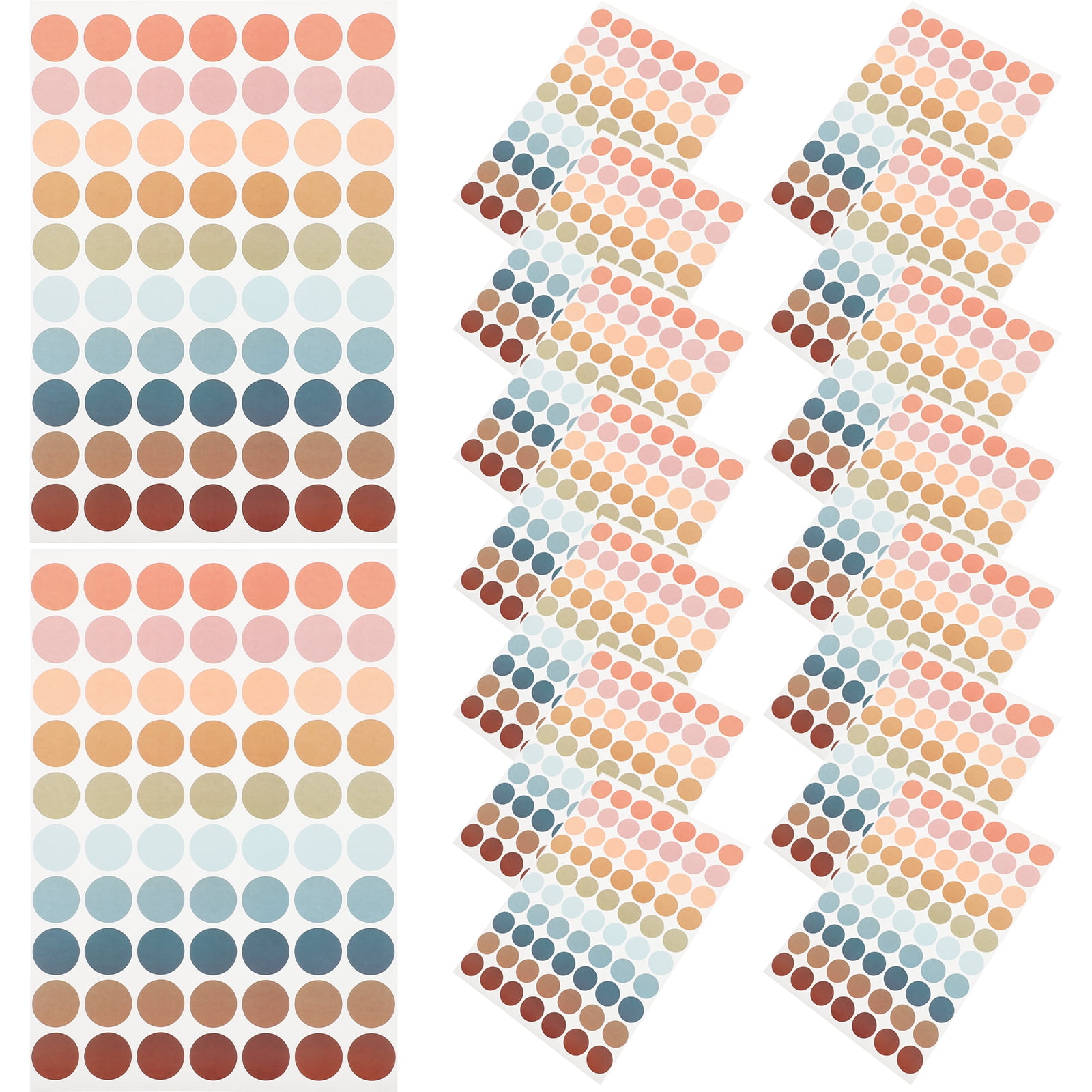 Click here for Kakowely Round Stickers 20pcs Round Colored Dot St... prices