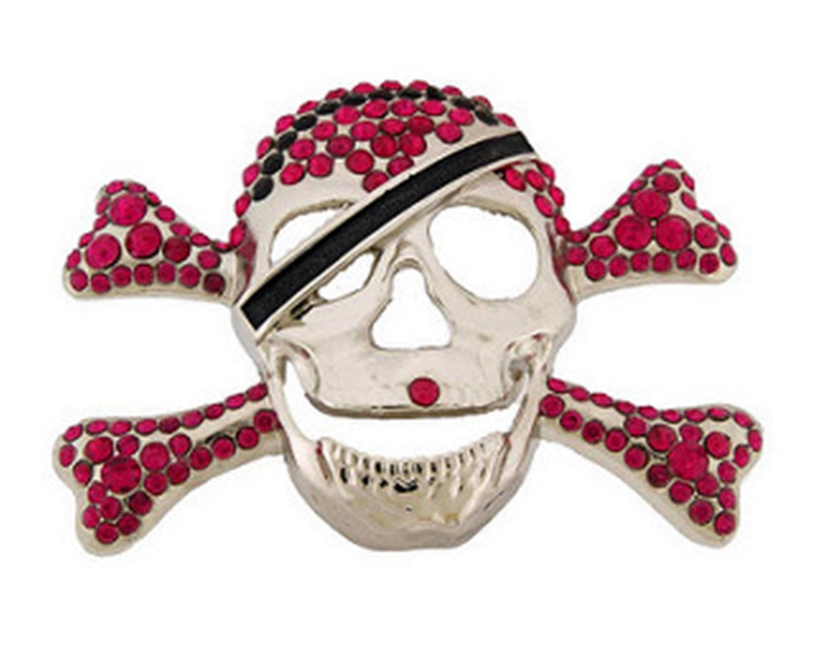 Skull Skeleton Belt Buckle Fashion Costume Gothic Tattoo Tribal Bling ...