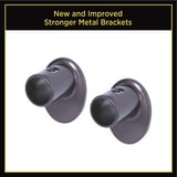 Lunar Blackout Room Darkening Rod - Adjustable Length 28-48 - Walmart.com