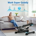 MERACH Mini Stair Stepper for Exercise, 330lbs Capacity, LCD Monitor ...