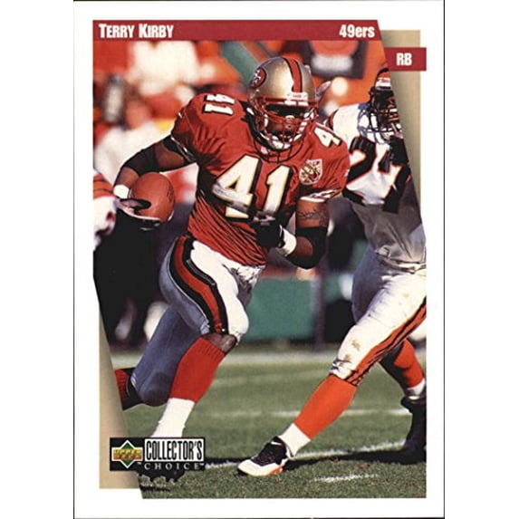 1997 49ers Collector's Choice #SF7 Terry Kirby NFL Football Trading ...