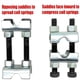 Maxfavor 4pcs Coil Spring Compressor Adjusters Lift or Lower Spring ...
