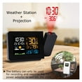 Digital Atomic Alarm Clock Color LCD Display Weather Station Radio ...