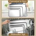 Walchoice Baking Sheet with Wire Rack, Stainless Steel Cookie Sheets ...