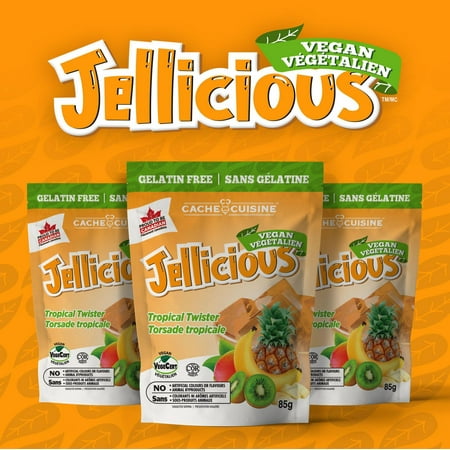 Jellicious Vegan Tropical Twister dessert jelly | Walmart Canada