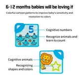 SHELLTON High Contrast Baby Flashcards, Black and White Newborn Brain ...