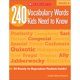 Scholastic, SHS0545468663, Res. Grade 6 Vocabulary 240 Words Book, 1 ...