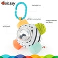 Sassy Mini Bumpy Ball Sensory Rattle - Fine Motor Skills Toy - Walmart.com