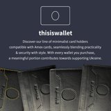 Ultra Thin Card Holder & Small Minimal Wallet for Men - Genuine Leather, RFID-Blocking ...