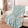 60 Inch Round Flannel Blanket for Adults & Kids, Soft, Cozy ...