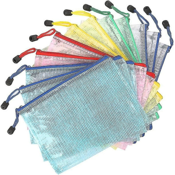 A5 Zip Document Pouch 12 Pcs Folder Package Wallet Document Pouch ...