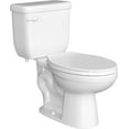 Proflo Pfct101he Jerritt 1.28 GPF Two-Piece Elongated Toilet with Bowl ...