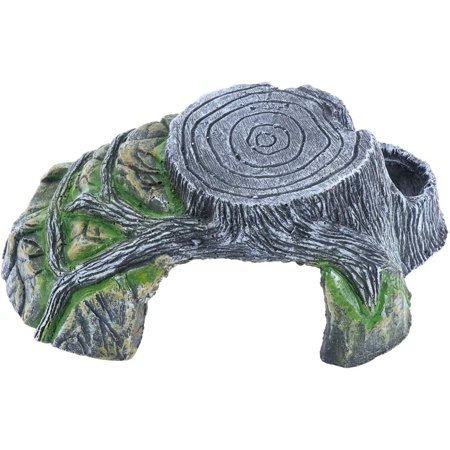 Bearded Dragon Basking Platform Corner Ramp Resin Annual Ring Design ...