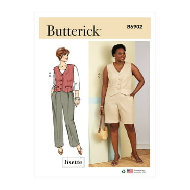 Butterick Sewing Pattern 6896 - Women's Top, Size: W2 (20W-22W-24W-26W ...