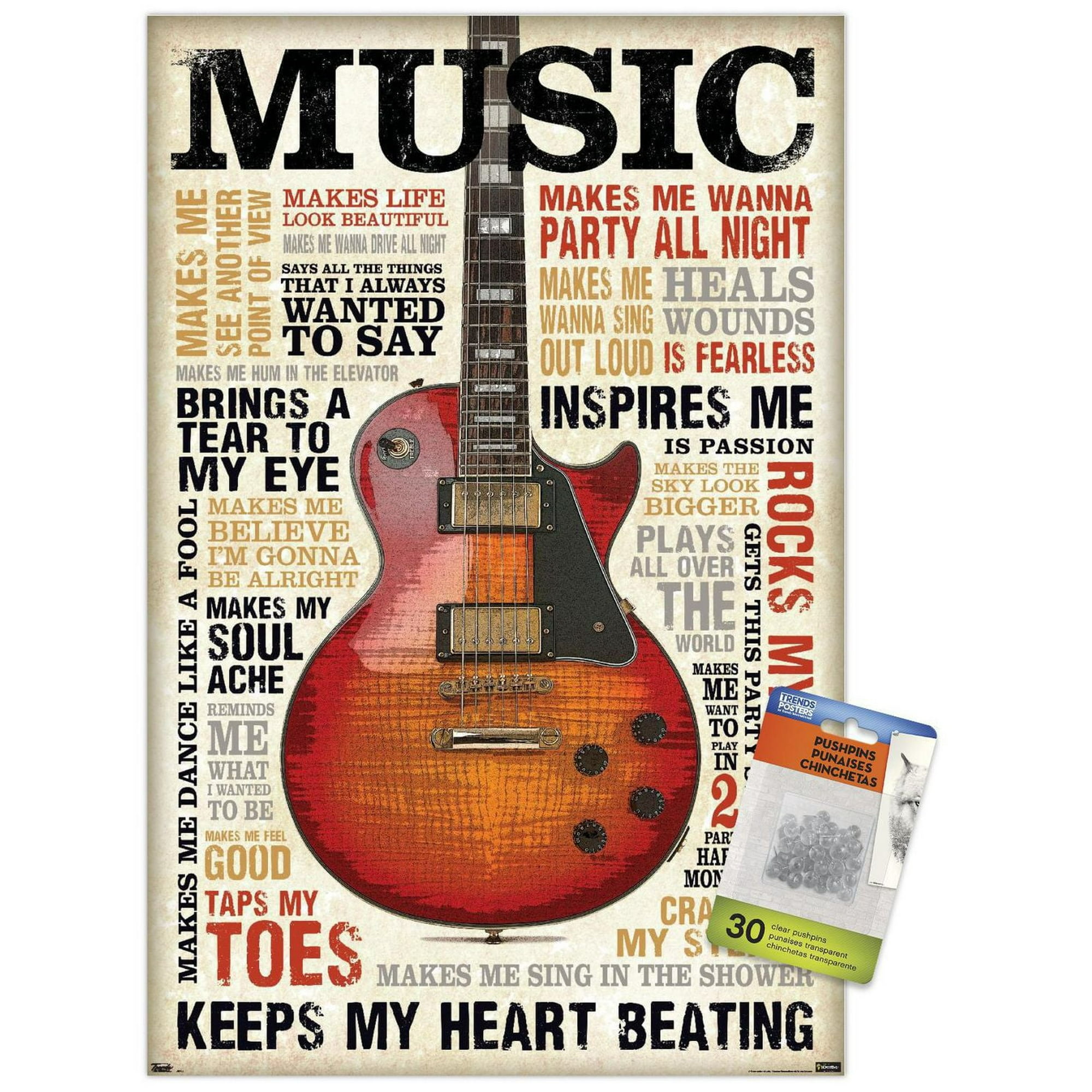Click here for Trends International Music Inspires Me Wall Poster... prices