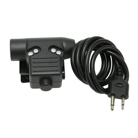U94 PTT Adapter, Clip On Waterproof Flexible PTT Military Adapter Push ...