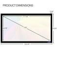QualGear QG-PS-FF6-169-135-G 16:9 Fixed Frame Projector Screen, 135 ...
