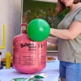 Balloon Time Large Disposable Home Helium Tank Kit with 50 Colorful ...