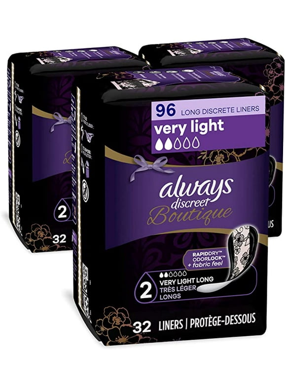 Always Discreet Liners in Always Discreet - Walmart.com