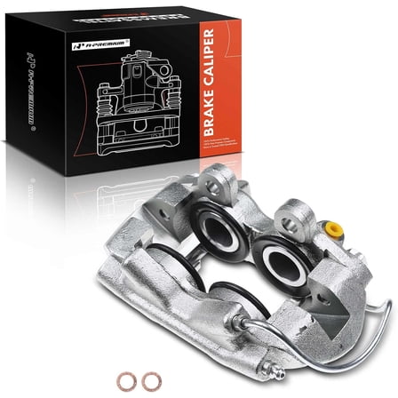 A-Premium Disc Brake Caliper Assembly with Bracket Compatible with Ford ...