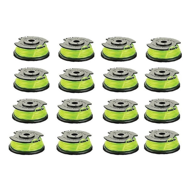 16 Pack Replacement Spool Line For Ryobi Rac143 36v Cordless Trimmers ...