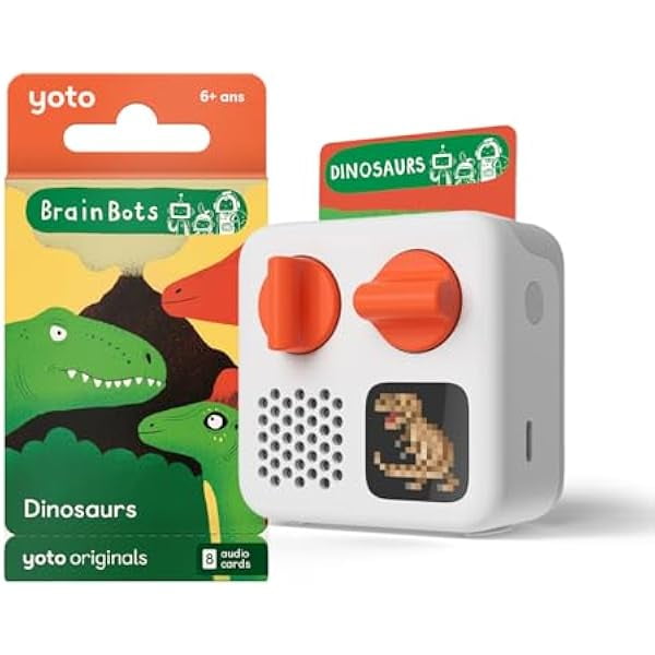 Paquete Yoto Mini Edición 2024 + BrainBots: reproductor de audio Bluetooth para niños ...