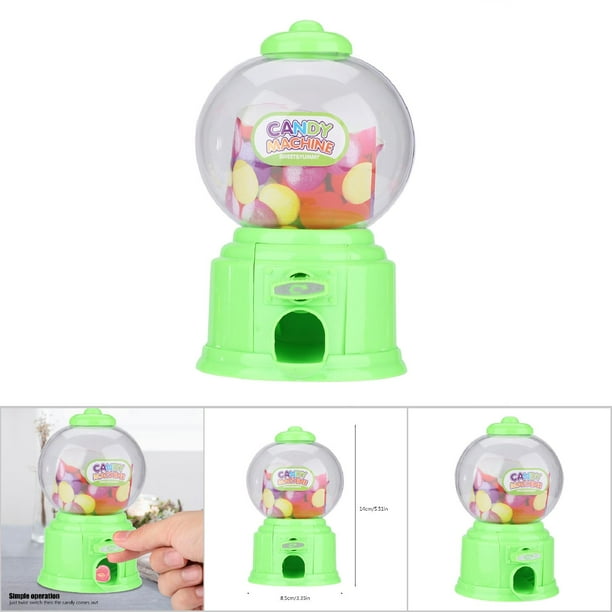 Candy Machine, Portable Children Candy Dispenser Plastic Mini Gumballs ...