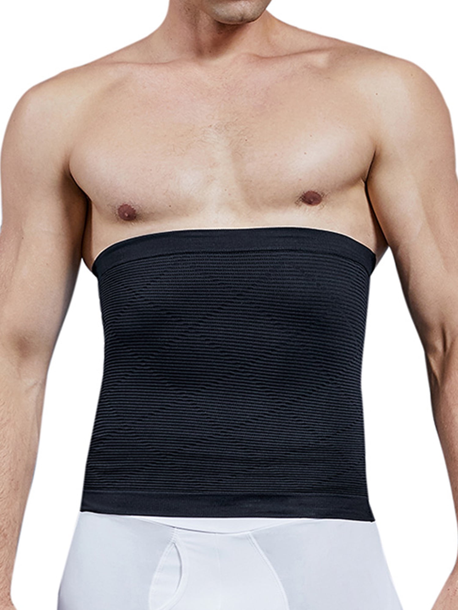 FITVALEN Men's Slimming Waist Trainer Tummy Control Body Shaper Girdle ...