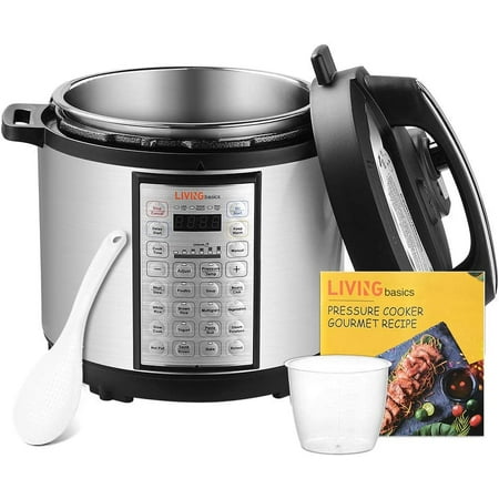 18-in-1 Multi-use Programmable Electric Pressure Cooker 6 Quart Smart ...