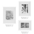 GALLERY PERFECT Gallery Perfect 7 Piece White Gallery Wall Kit Picture ...