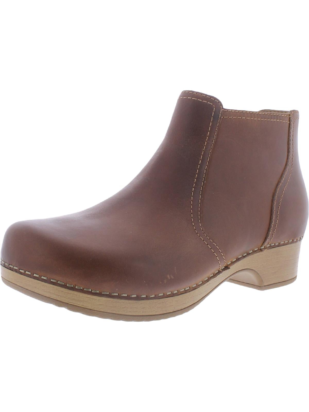 Dansko Womens Barbara Leather Comfort Insole Ankle Boots - Walmart.com