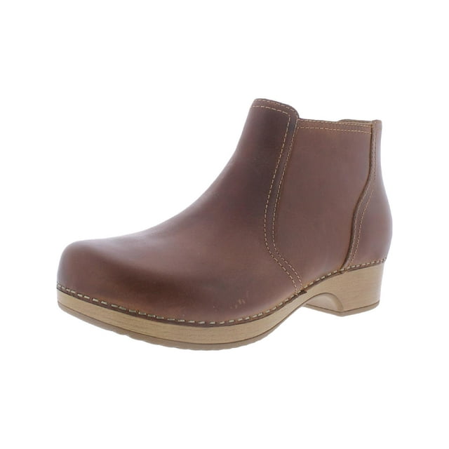 Dansko Womens Barbara Leather Comfort Insole Ankle Boots - Walmart.com