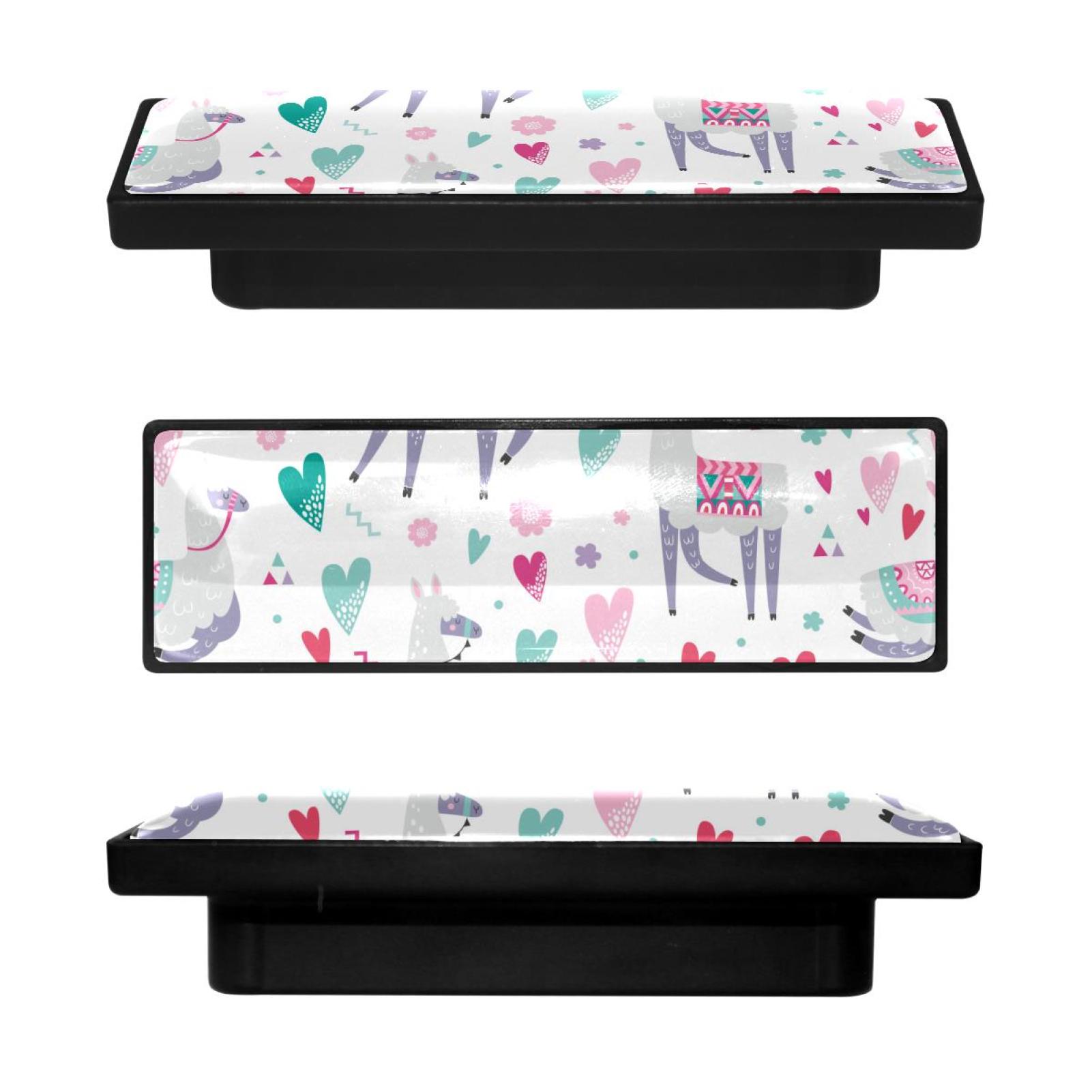 4 Pcs Rectangle Cabinet Handle Cupboard Knob Drawer Pulls Handle ...