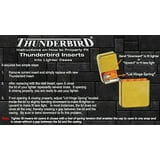 Thunderbird Butane 45 Degree Soft Flame Flip Top Pipe Lighter Insert ...