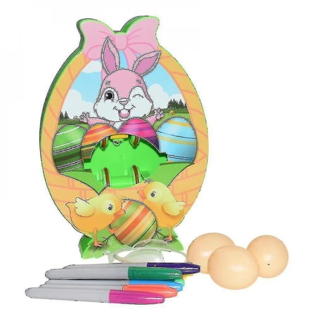 Easter Egg Coloring Kits With 3 Eggs 8 Markers Egg Dye Kit Spinner ...