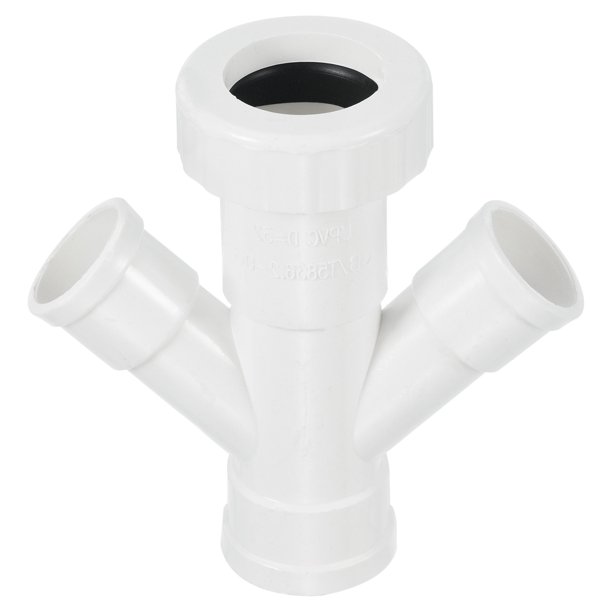 Uxcell PVC Water Pipe 3 Way 32x25mm ID Reducing Y Fitting 3 in 1 ...
