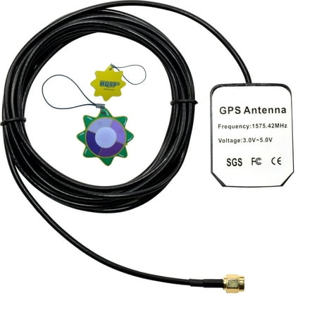 HQRP Amplified External SMA GPS Antenna for u-blox LEA-LA GPS Receiver Module, TIM-LH SuperSense ...