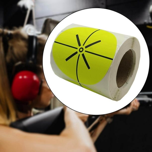 thinsony 200 Pieces Shooting Targets Fluorescence Paper Targets High ...