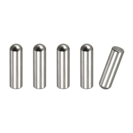 10x35mm Dowel Pins, 5 Pack Round Head Flat Chamfered End Dowel Pin ...