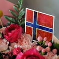 3drose, Distressed Style Grunge Flag of Norway, 6 Greeting Cards with ...